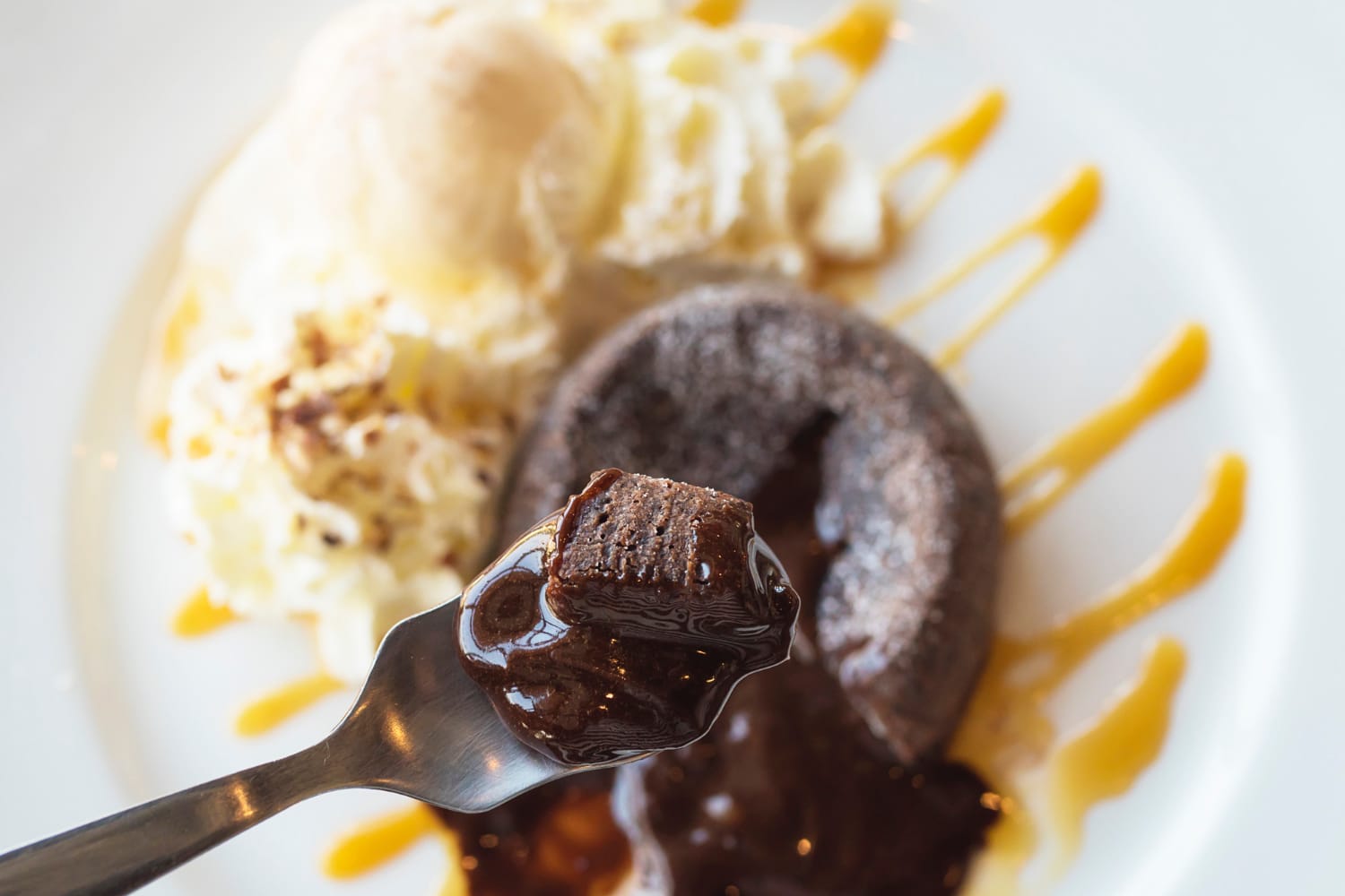 Moelleux chocolat-café avec un cœur fondant au café espresso - Cafemalin