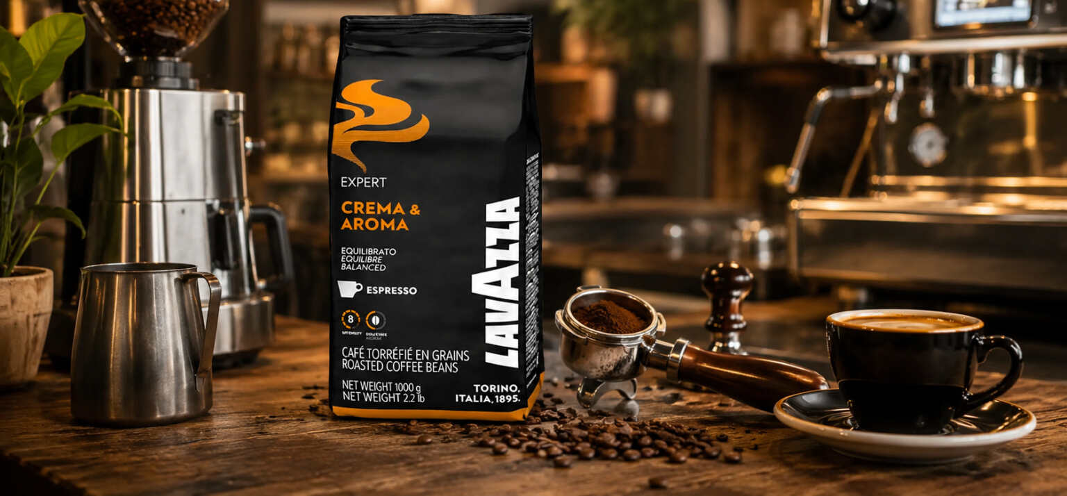 ¿Por qué elegir el café en grano Lavazza Crema Aroma Expert? - Cafemalin
